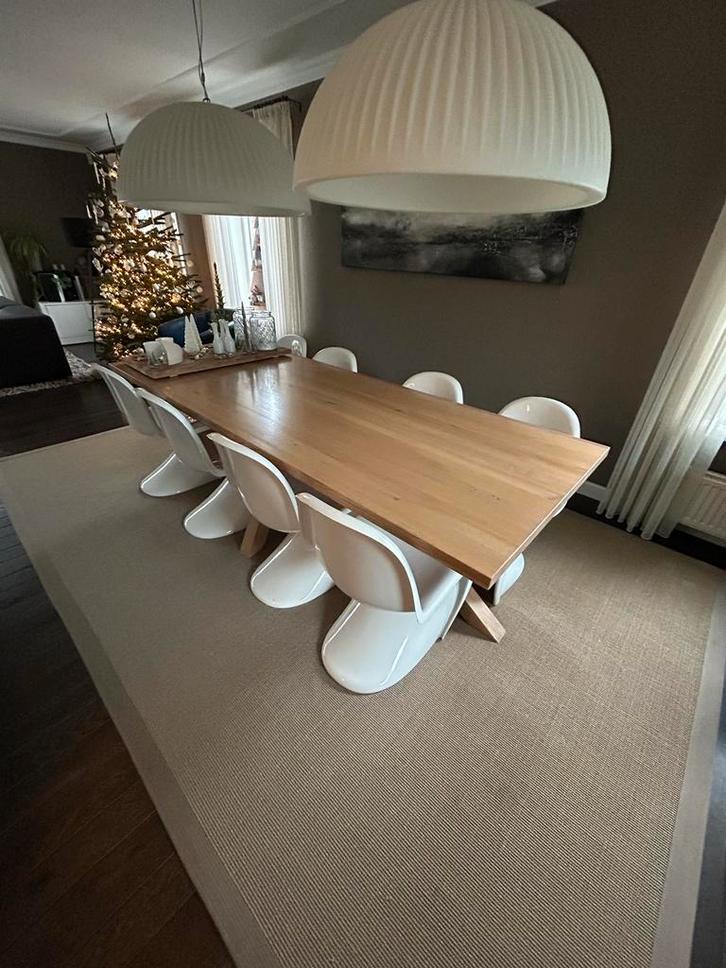 ≥ 8x Imitatie Vitra Panton Stoelen - Gebruikt — Tafels | Eettafels ...