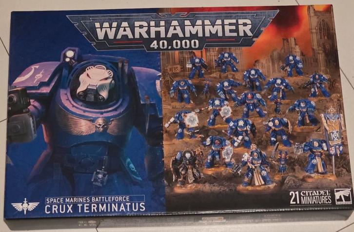 ≥ Warhammer 40k space marines crux terminatus box — Wargaming — Marktplaats
