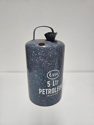 ≥ Vintage emaille petroleumkan esso voor €15,-! — Antiek | Emaille ...