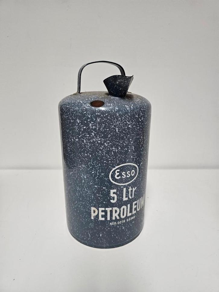 ≥ Vintage emaille petroleumkan esso voor €15,-! — Antiek | Emaille ...