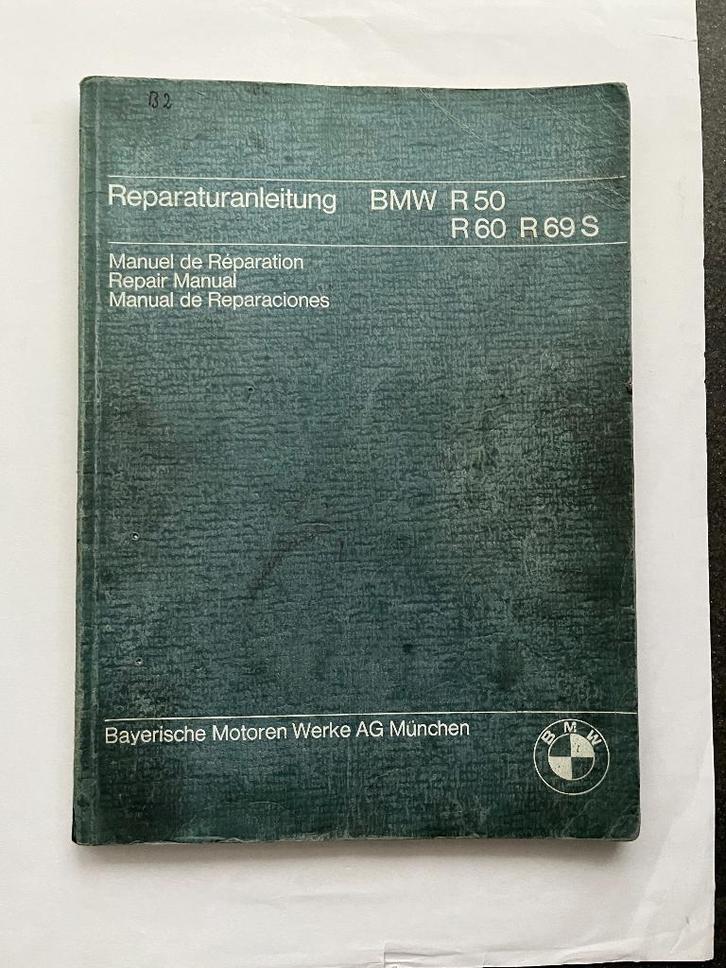≥ BMW R50, R60, R69S Repair Manual — Handleidingen en Instructieboekjes — Marktplaats
