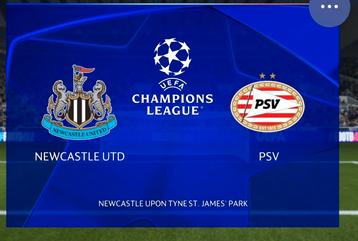 ≥ Ticket New castle - psv — Sport | Voetbal — Marktplaats