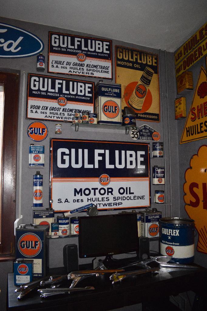 ≥ ruilen automobile motorkap emaillebord olie blik — Merken en ...