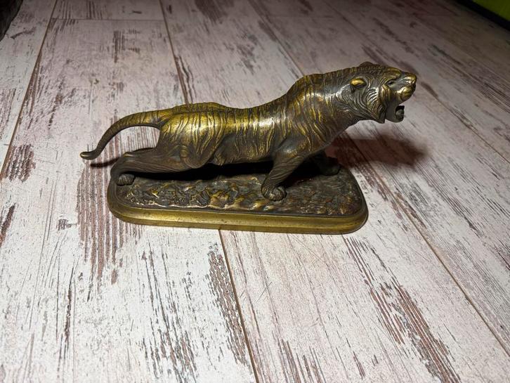 ≥ Bronzen Aziatische Tijger Beeld — Kunst | Beelden en Houtsnijwerken ...