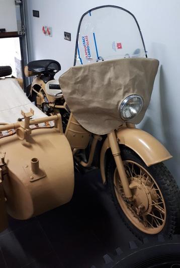 ≥ URAL DNEPR BMW Zijspan Windscherm Stuur Kunstleer of Canvas ...