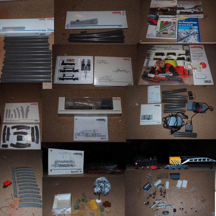 ≥ Märklin HO tracks and trains/Lemax accessoires — Modeltreinen | H0 ...