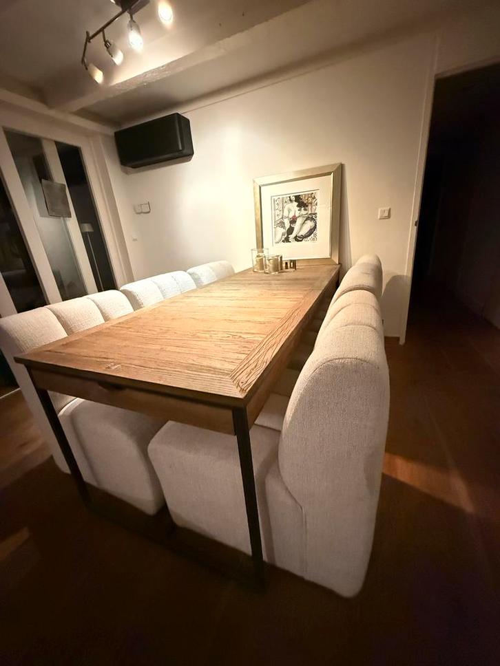 ≥ Riviera Maison Eettafel + 6 Stoelen - Zo Goed Als Nieuw! — Tafels ...