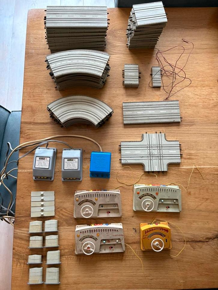 ≥ Partij Faller AMS slotracing autobaan racebaan baanstukken ...