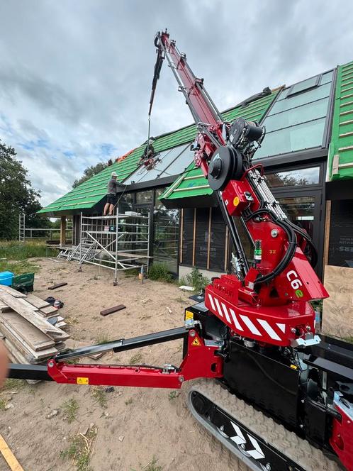 ≥ Glas / dakplaten / staalconstructie Hoeflon C6 compactkraan — Verhuur ...