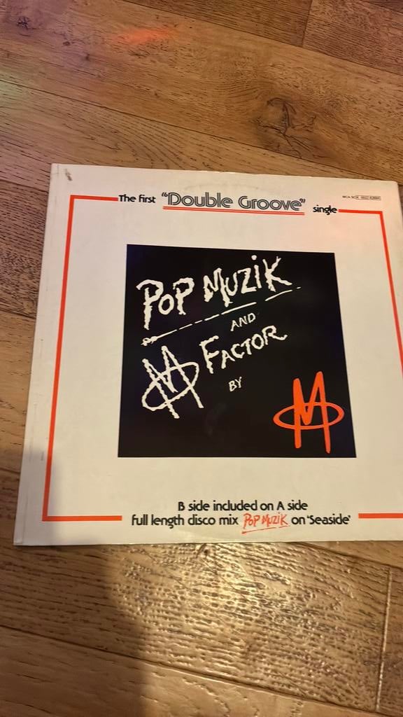 ≥ M ‎– Pop Muzik / M Factor /12 inch 45 rpm maxi single (1979) — Vinyl ...