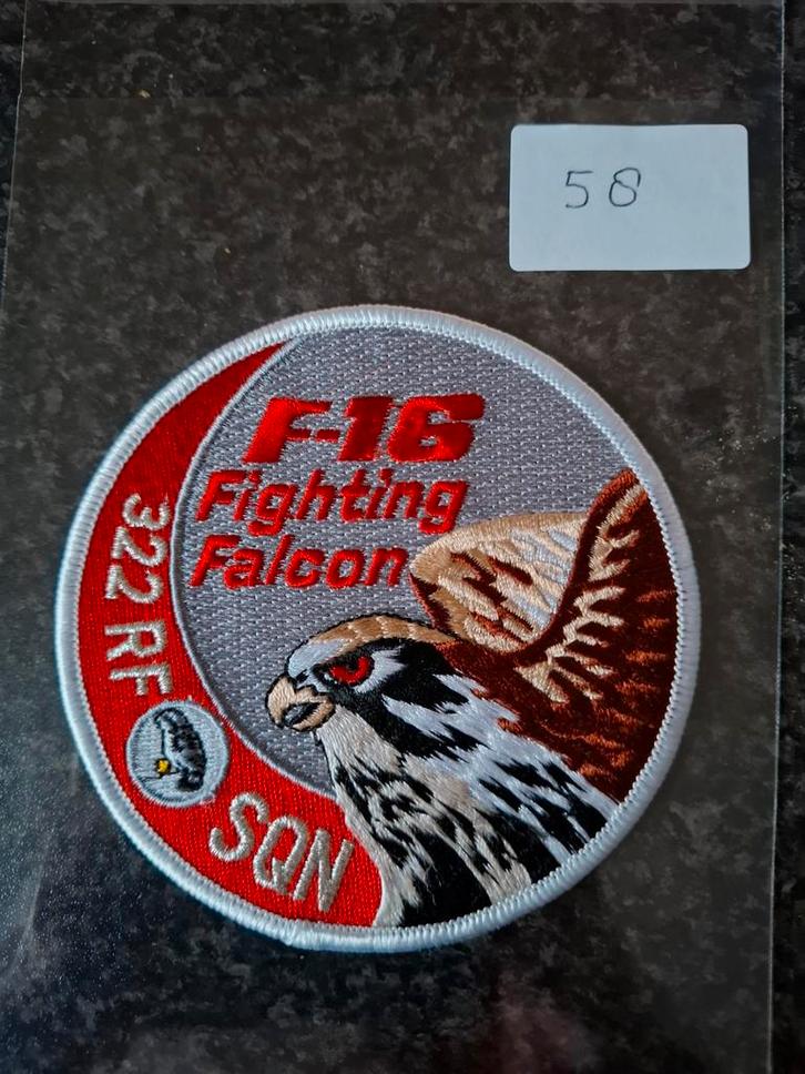 ≥ Patch 322 RF Squadron - F-16 Fighting Falcon — Luchtvaart en ...
