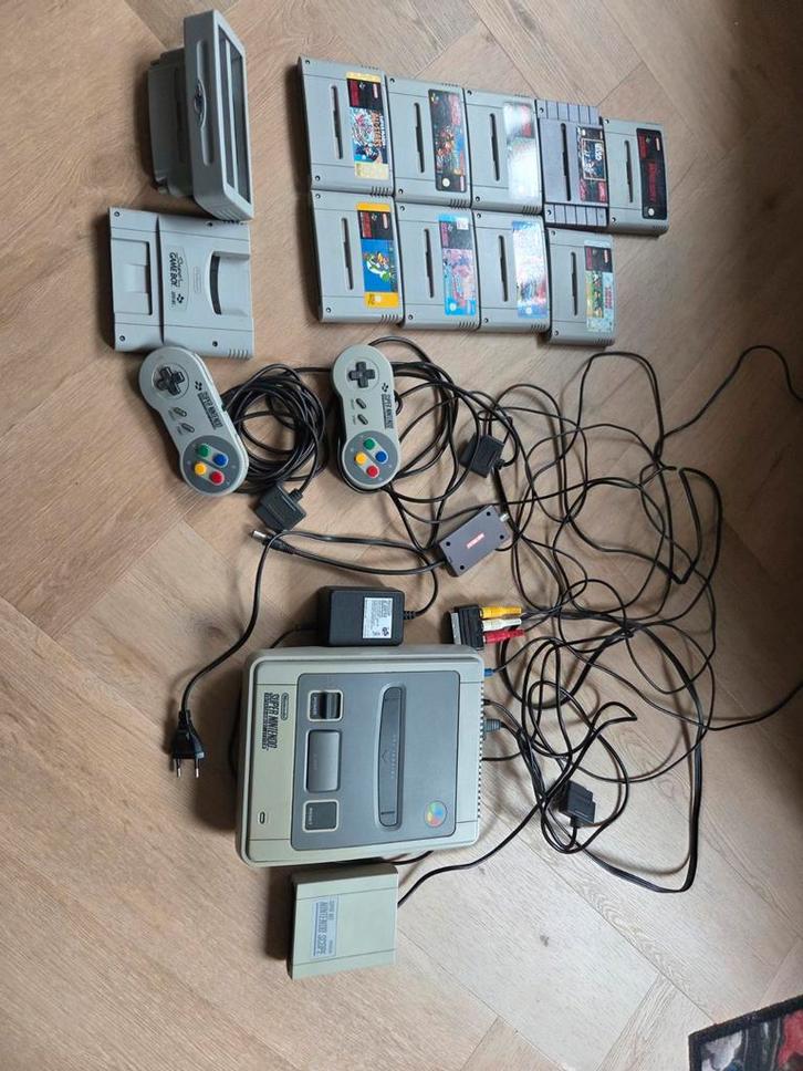 ≥ Super Nintendo (SNES) Compleet met Games! — Spelcomputers | Nintendo ...