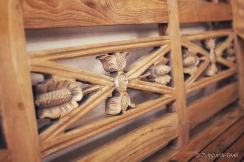 ≥ Oude originele Javaanse stationbank uit Java — Tuinbanken — Marktplaats