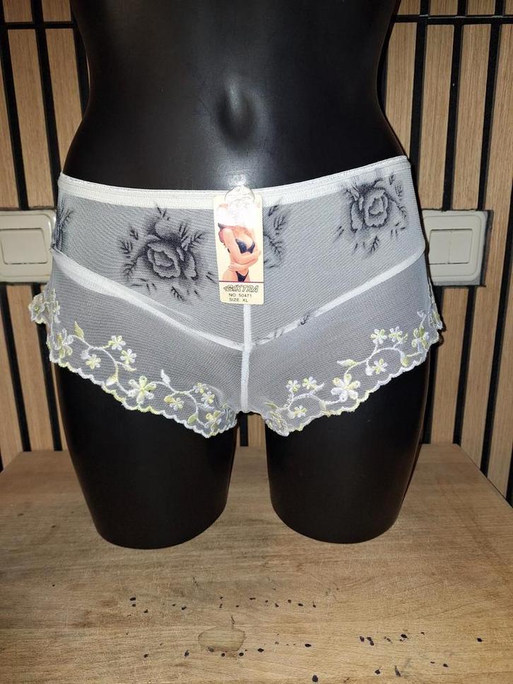 ≥ Sexy nieuw doorschijnende boxer met bloemenprint maat M of L ...