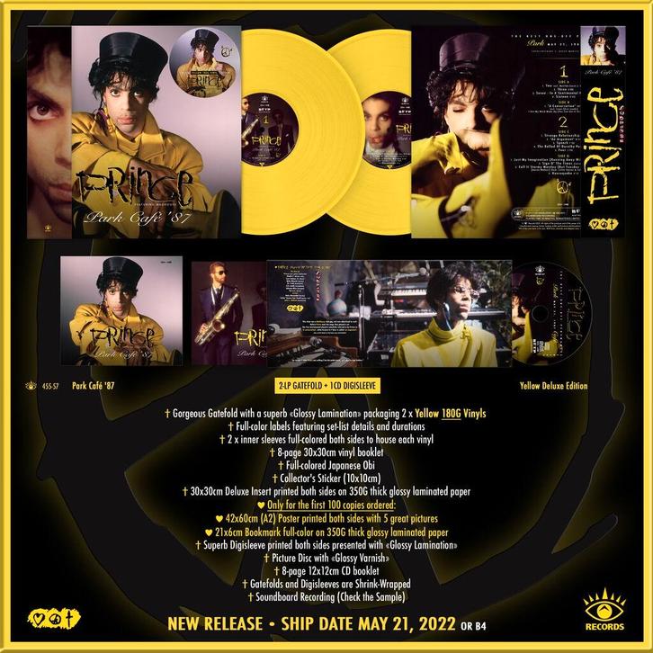 ≥ Prince Featuring Madhouse – Park Café '87 2LP + CD — Vinyl | Pop ...