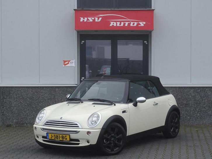≥ Mini Mini Cabrio 1.6 One cabriolet airco LM — Mini — Marktplaats