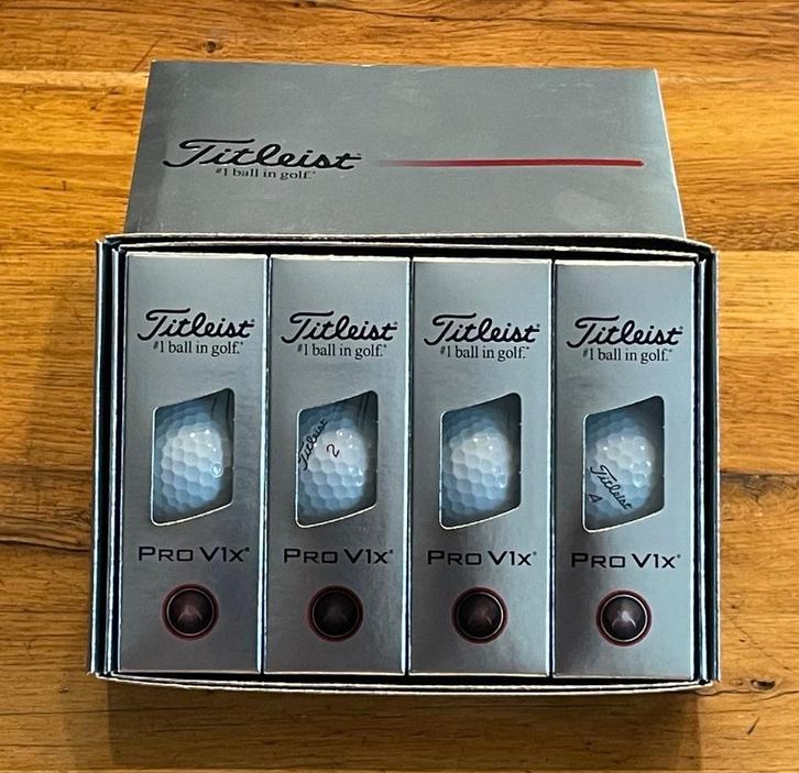 ≥ Dozijn golfballen Titleist Pro V1x 2025 (wit). Nieuw! — Golf ...