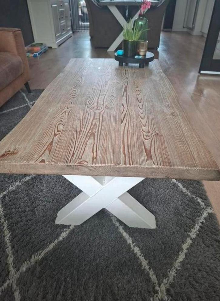 ≥ Landelijke Salontafel met X-Poot — Tafels | Salontafels — Marktplaats