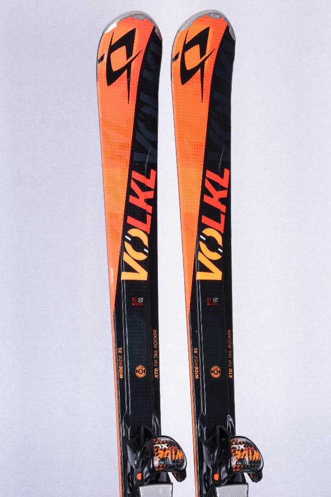 ≥ 177 182 ski's VOLKL RTM 81 black/orange, xtd tip tail rocker — Skiën ...