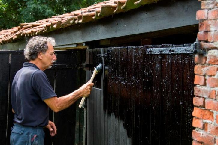 ≥ Koolteer, Carboleum / Carbolineum, Zwarte Teer, Verf, Primer — Verf ...