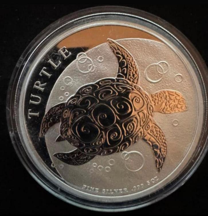 ≥ Niue 2017 (5oz) Turtle — Edelmetalen en Baren — Marktplaats