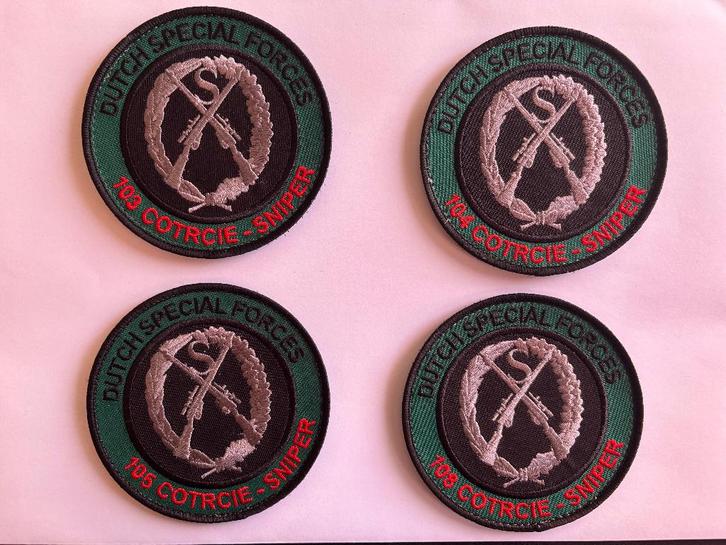 ≥ 4x KCT sniper badge COTR CIE 103-104-105- & 108 — Militaria ...