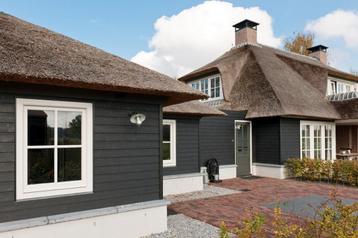 ≥ Gevelbekleding | rabatdelen | hout | gemodificeerd | rabat — Platen ...