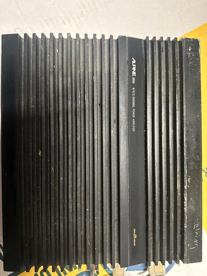 ≥ Alpine 3550 4-Kanaals Versterker - Oldschool Car Audio — Autospeakers ...