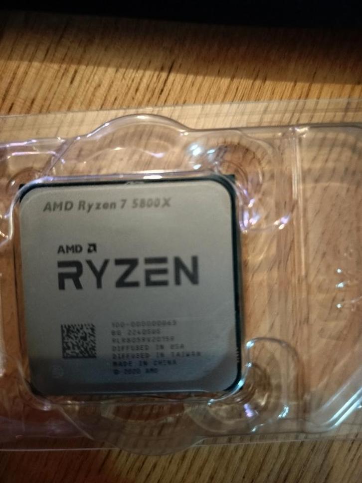 ≥ AMD Ryzen 7 5800X Processor, incl AMD wraith CPU Fan — Processors ...