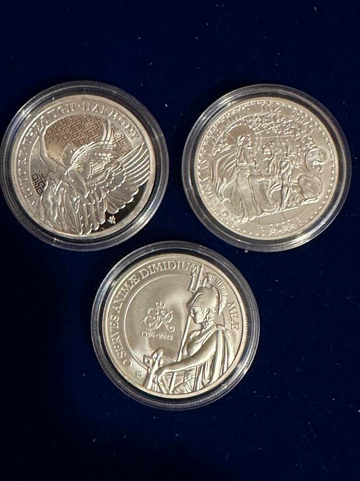 ≥ Sint helena 3 stuks a 1 oz zilver — Edelmetalen en Baren — Marktplaats