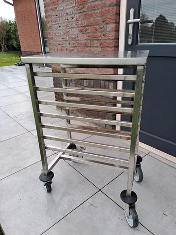 ≥ RVS Regaalwagen - Horeca — Horeca | Keukenapparatuur — Marktplaats