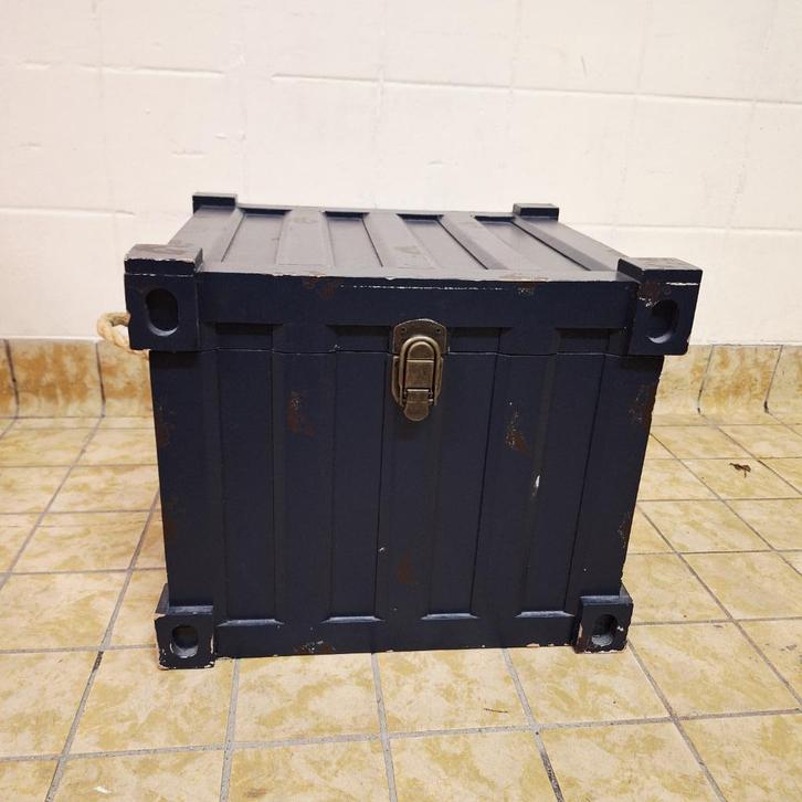 ≥ Retro Stijl Kist met Handvatten van Touw — Woonaccessoires | Kisten ...