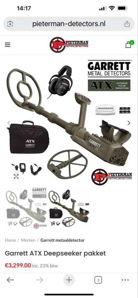 ≥ Garrett ATX Metaaldetector - Diepzoeker! — Metaaldetectors — Marktplaats