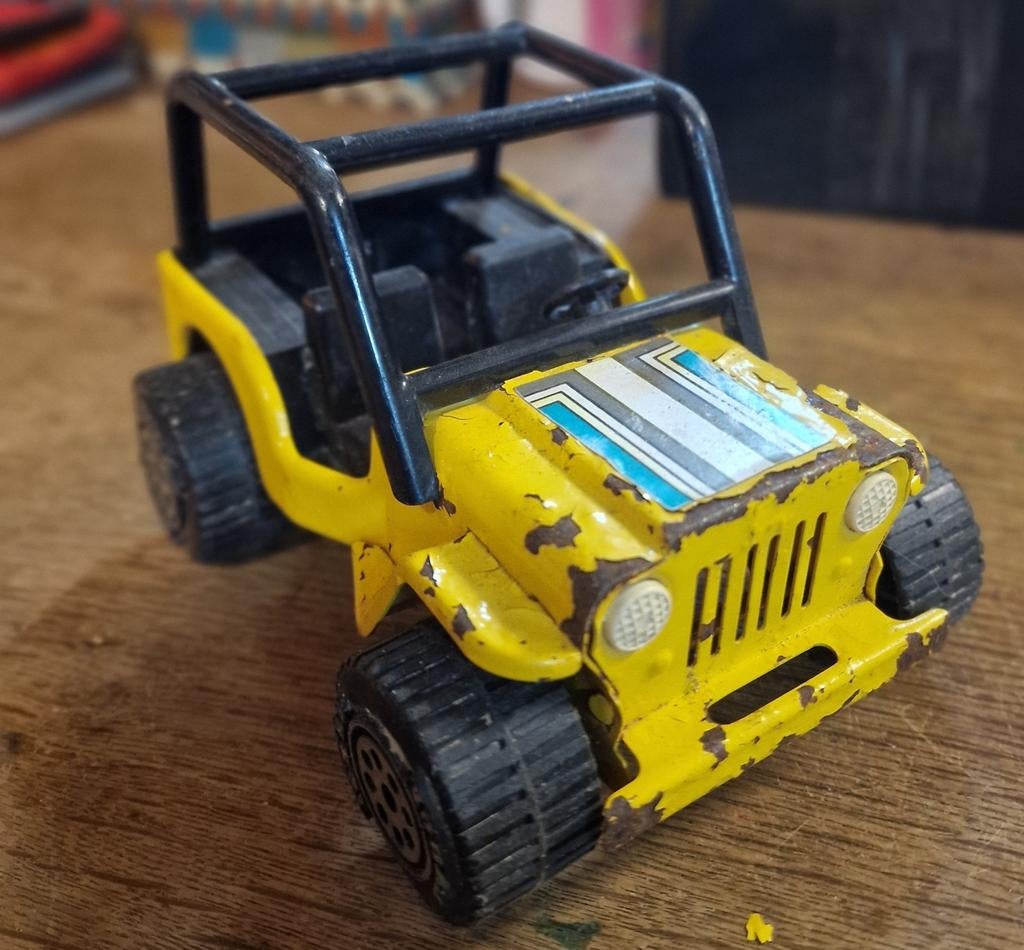 ≥ Oude gele speelgoedauto - Jeep model — Modelbouw | Auto's en ...