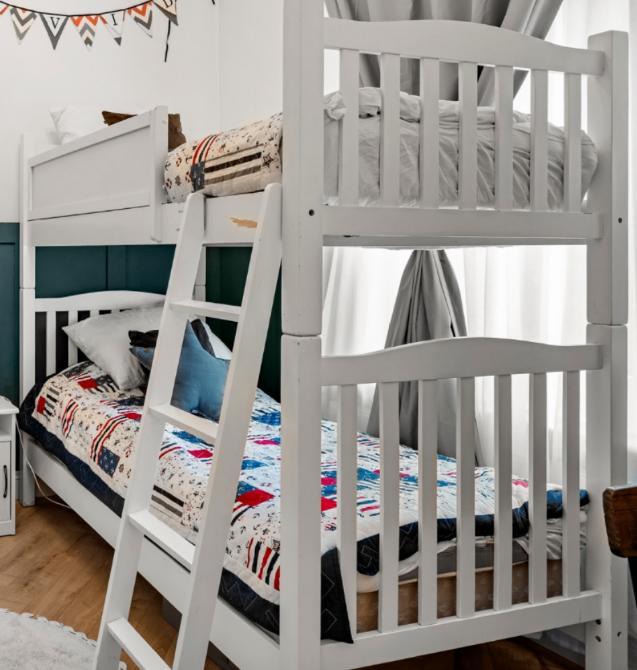 ≥ Stapelbed / 2 losse bedden – incl. matrassen, toppers — Kinderkamer ...