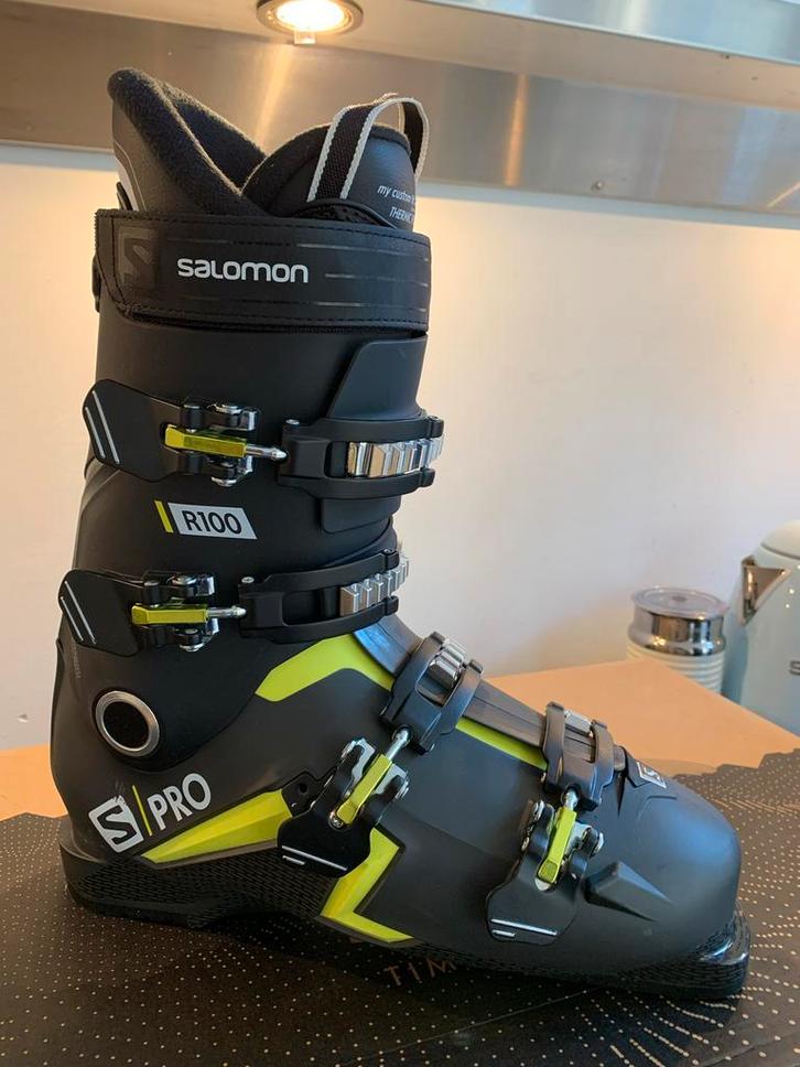 ≥ Salomon S/PRO R100 Belluga Metallic BLACK maat 29/29.5 — Skiën en ...