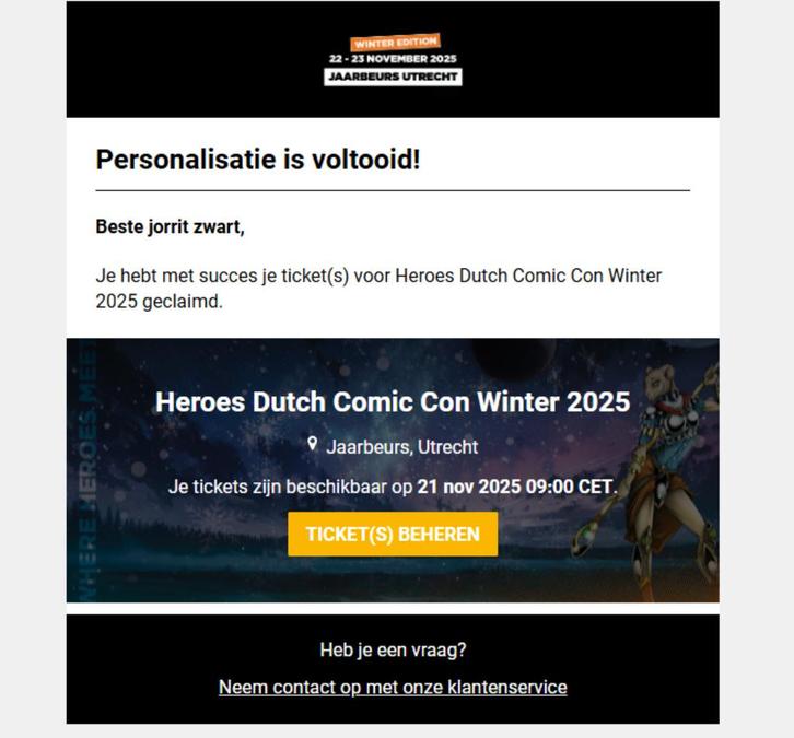 ≥ Heroes dutch comic con Saturday - Adult Ticket — Evenementen en ...