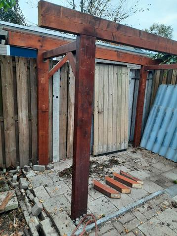 ≥ Houten Constructie Schuurtje/Afdak — Overkappingen — Marktplaats