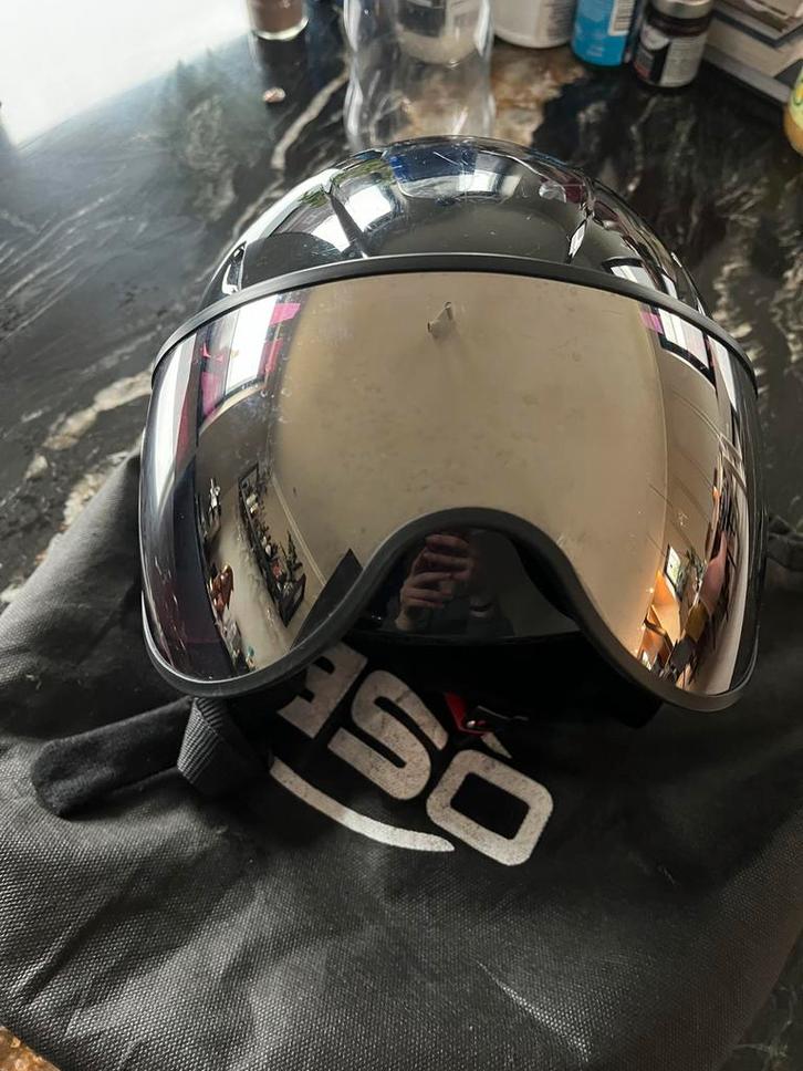 ≥ OSBE Skihelm met vizier Maat L - Ook voor volwassenen! — Skiën en ...