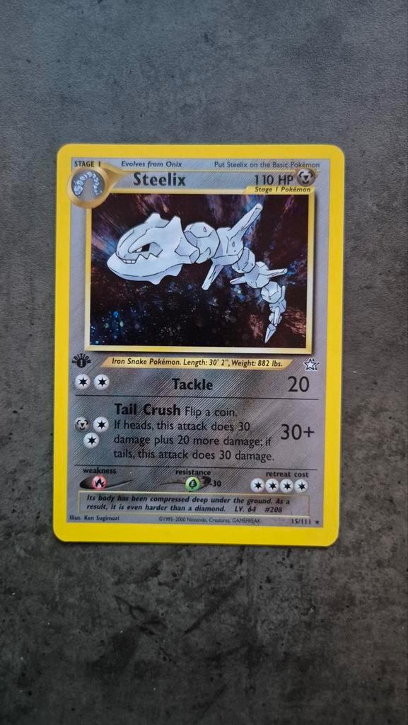 ≥ Steelix 1st Edition Holo Neo Genesis Near Mint — Verzamelkaartspellen ...