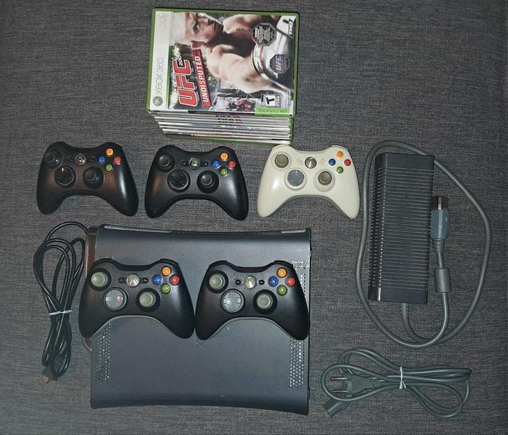 ≥ Xbox 360 met 5 controllers en wat spellen — Games | Xbox 360 ...