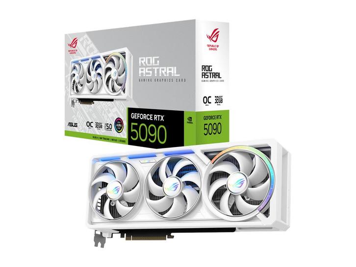 ≥ Asus ROG Astral RTX 5090 - Witte Videokaart — Videokaarten — Marktplaats