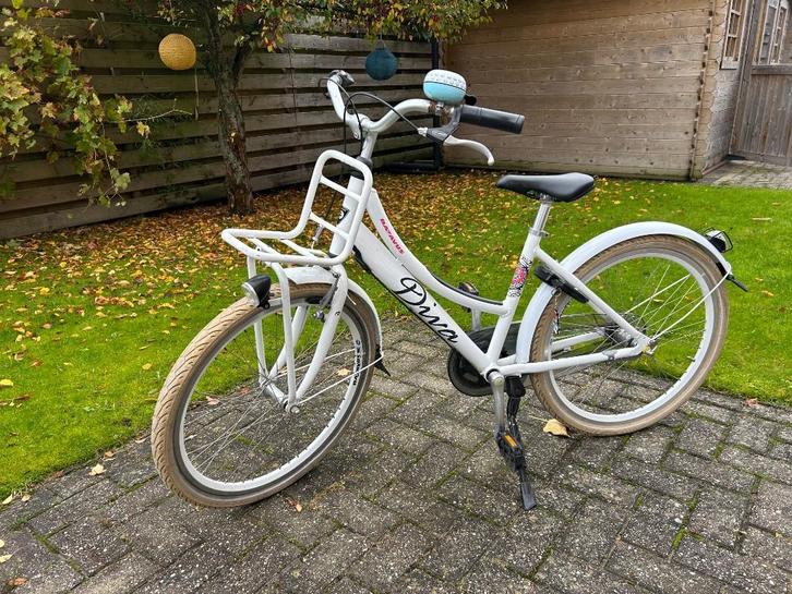 ≥ Witte Batavus Diva 24 inch fiets — Fietsen | Meisjes — Marktplaats