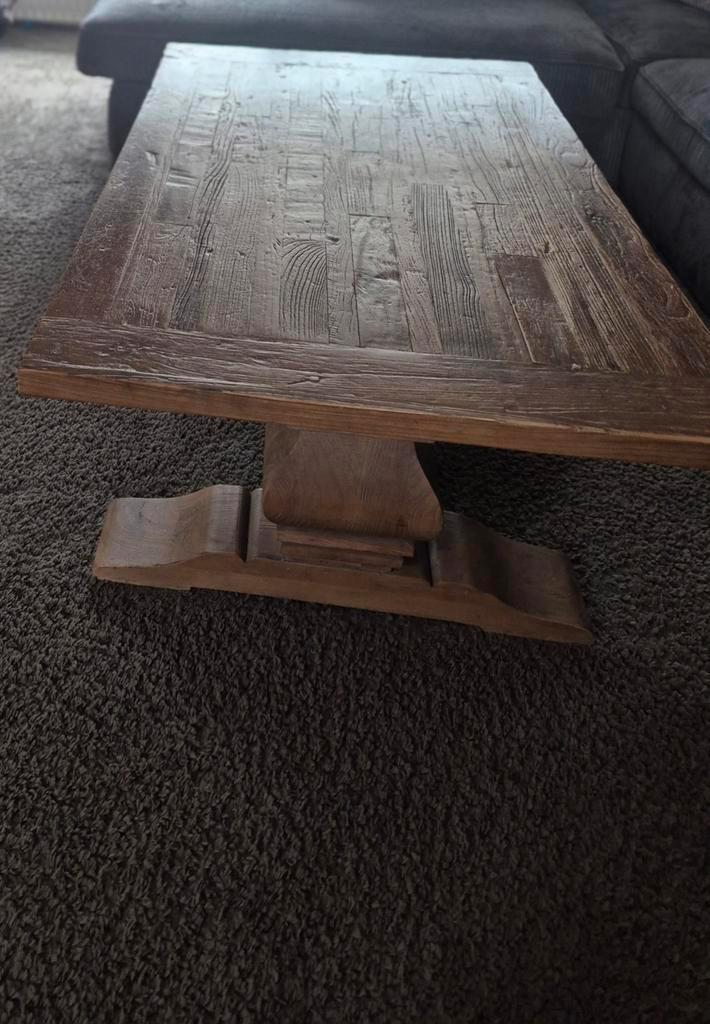 ≥ Robuuste kloostersalontafel Dubbelman Design 140x80 — Tafels ...