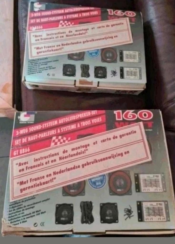 ≥ Vintage GT 8866 Auto Luidsprekerset - 3 Weg — Autospeakers — Marktplaats