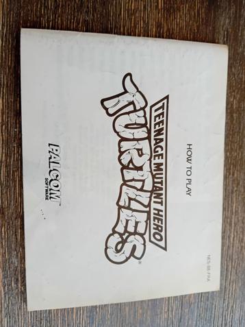 ≥ NES TMNT Handleiding - Teenage Mutant Ninja Turtles — Games | Overige ...
