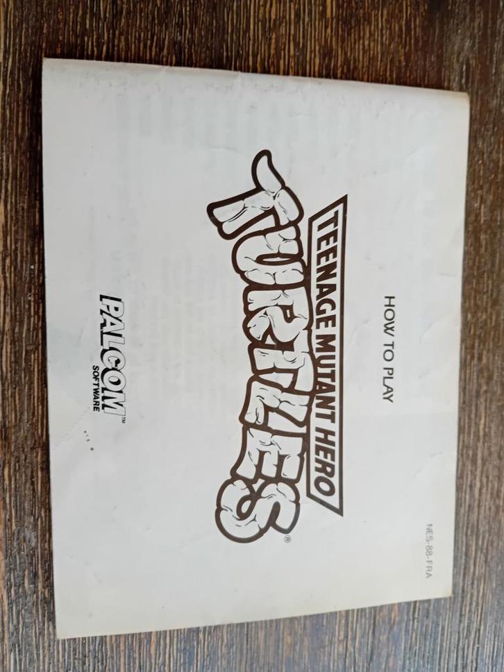 ≥ NES TMNT Handleiding - Teenage Mutant Ninja Turtles — Games | Overige ...