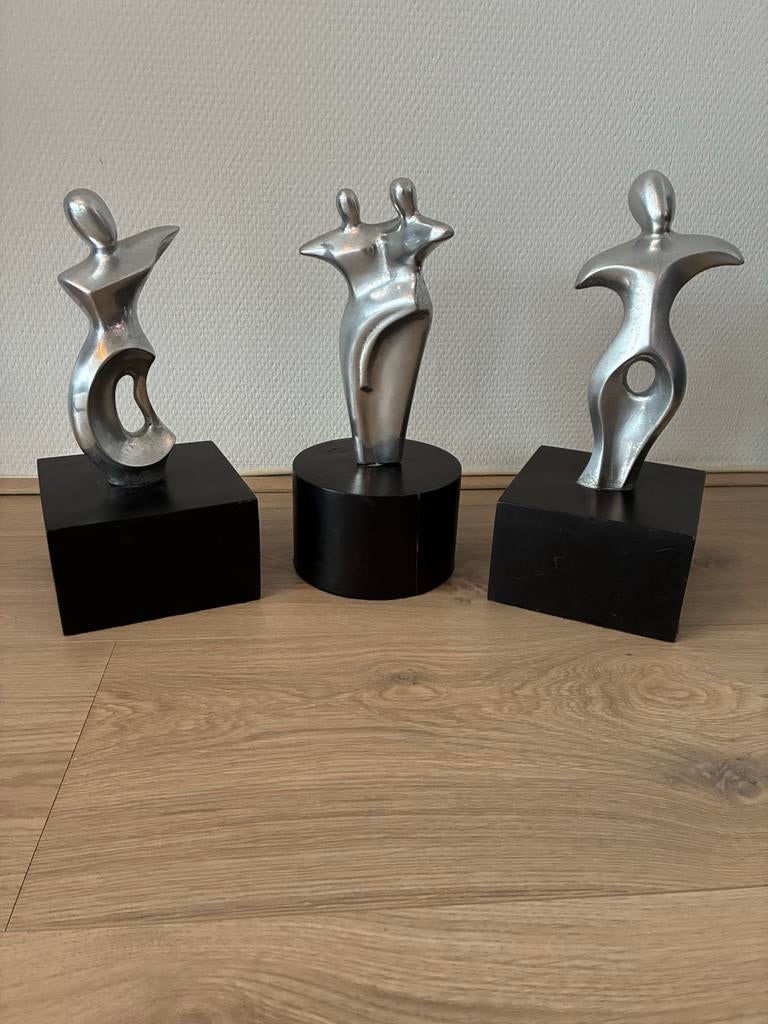 ≥ Abstracte danser beelden - set van 3 — Kunst | Beelden en ...