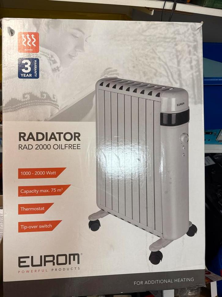 ≥ Eurom Rad 2000 Oilfree Radiator — Verwarming en Radiatoren — Marktplaats