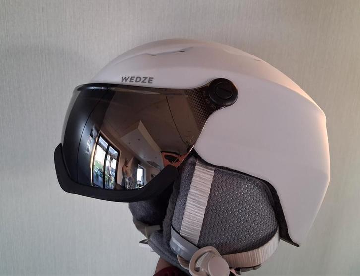 ≥ Skihelm met vizier - Wedze slechts 1 week gebruikt. Mt S — Skiën en ...